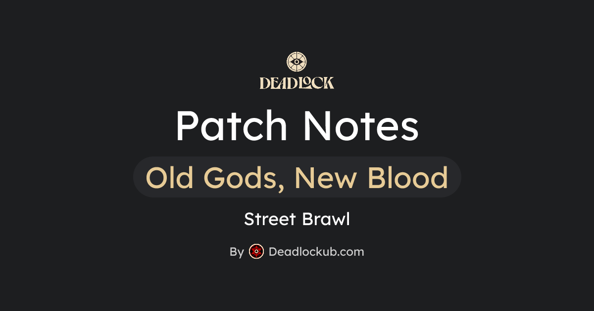 Deadlock Patch Notes - Stats - 22/01/2026 - Deadlockub