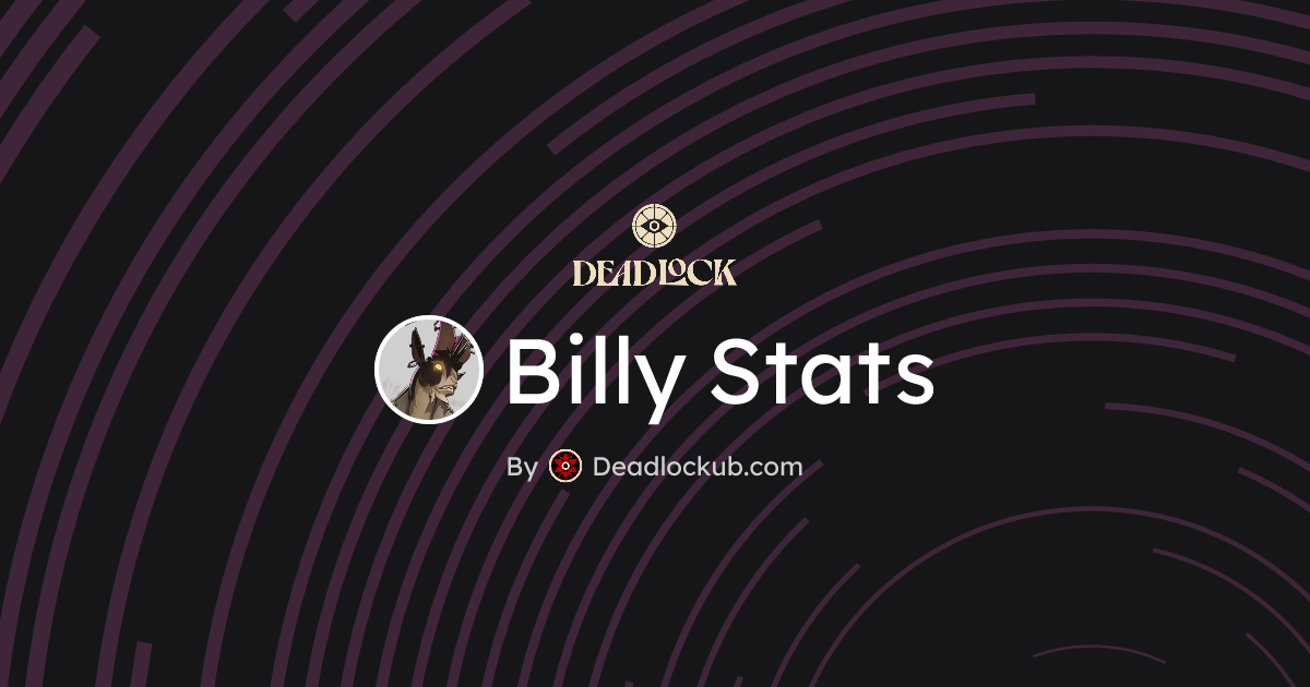 Billy Guide, Stats & Builds Deadlock 2025 - Deadlockub