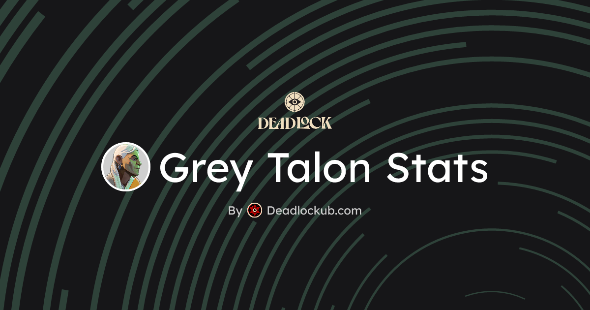 Grey Talon Guide, Stats & Builds Deadlock 2025 - Deadlockub
