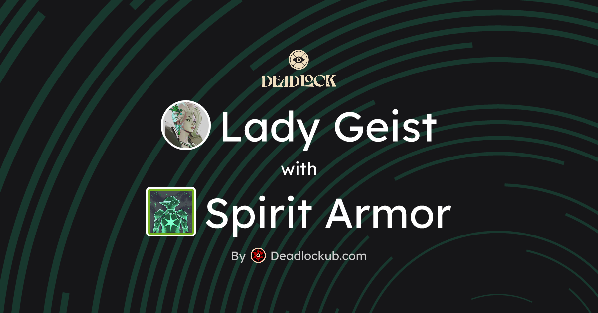 Lady Geist with Spirit Armor Deadlock 2025 - Deadlockub