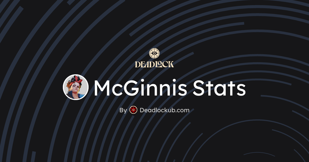 McGinnis Guide, Stats & Builds Deadlock 2025 - Deadlockub