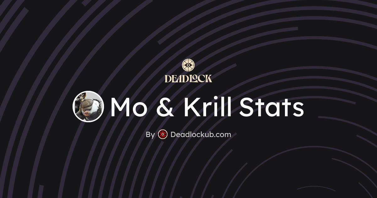 Mo & Krill Guide, Stats & Builds Deadlock 2025 - Deadlockub