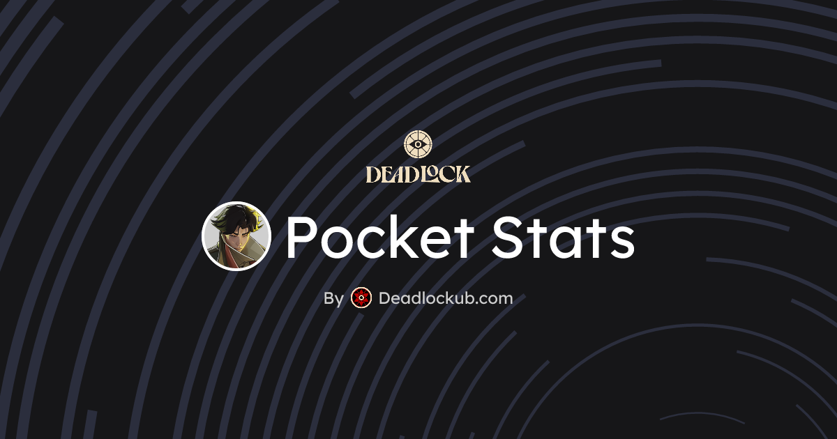 Pocket Guide, Stats & Builds Deadlock 2025 - Deadlockub