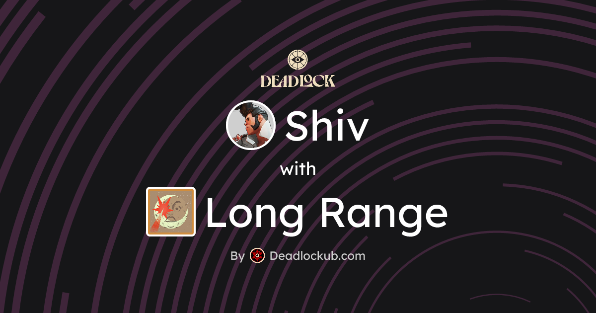 Shiv with Long Range Deadlock 2025 - Deadlockub
